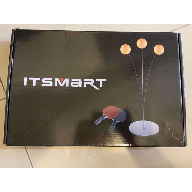 二手 ITSMART 乒乓球訓練器 乒乓球 桌球訓練器 桌球 桌球練習器 桌球練習器 兒童訓練 | 蝦皮購物