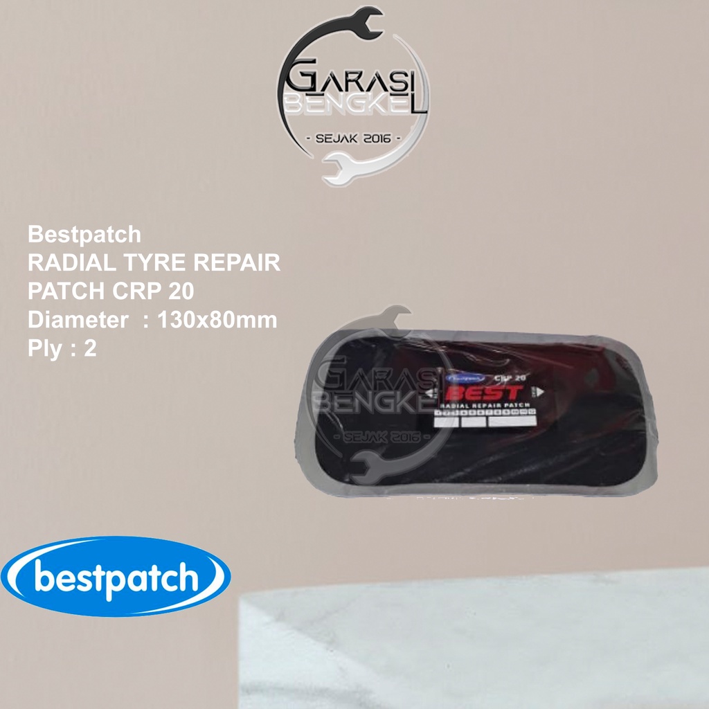Bestpatch 徑向貼片 CRP-20 130x80mm 橡膠輪胎貼片無內胎 Tiptop CRP20 單元 | 蝦皮購物