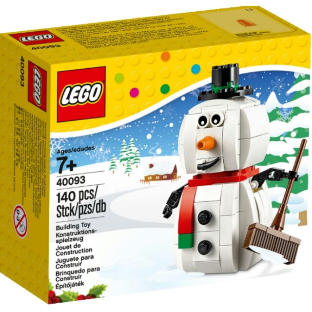 合售樂高LEGO 40093聖誕節限定 聖誕雪人 30197 可愛雪人合售 | 蝦皮購物