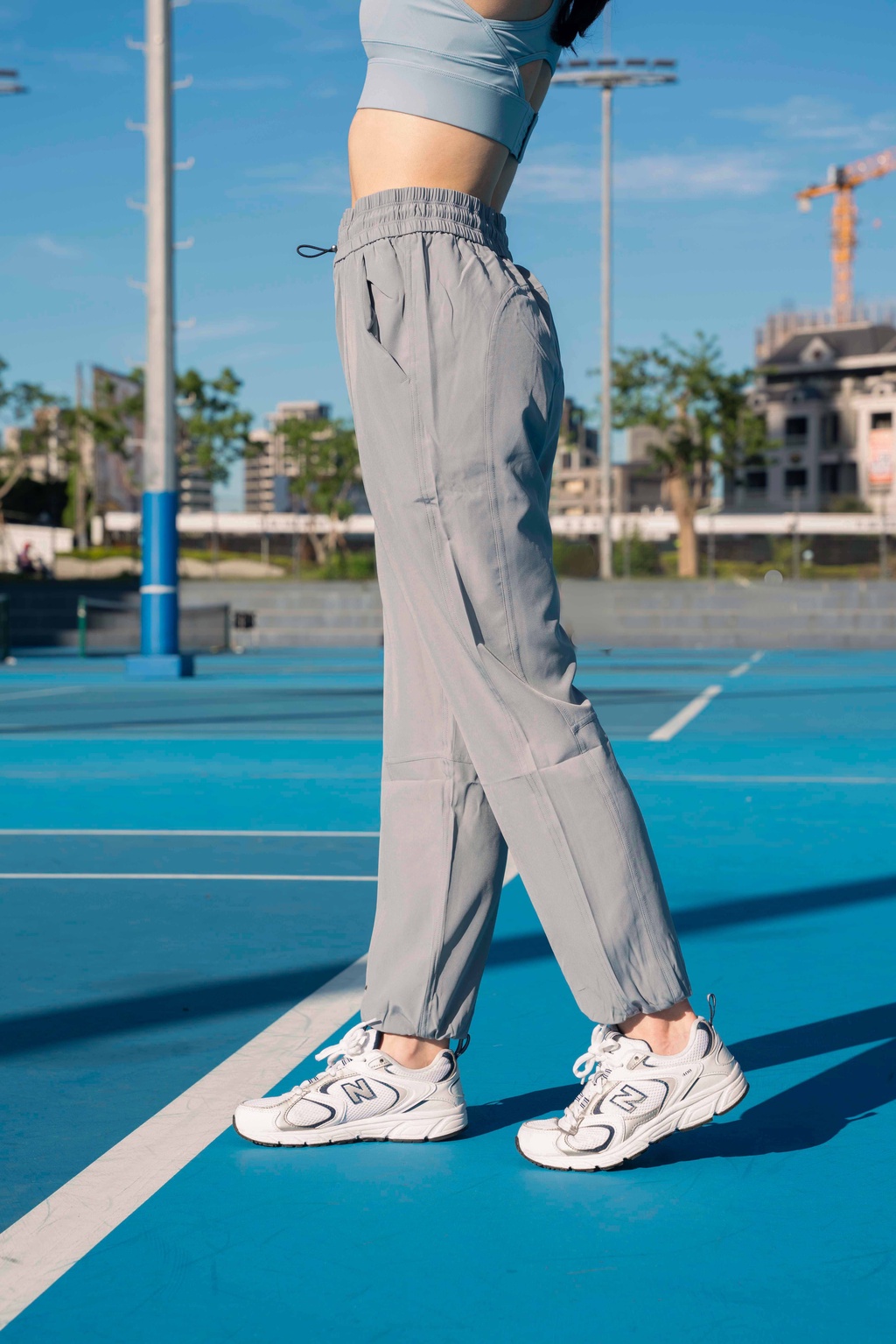 Fancy Active︱涼感 高腰 抽繩束腳運動褲 寬鬆 休閒 防曬健身褲 跑步 運動褲 | 蝦皮購物