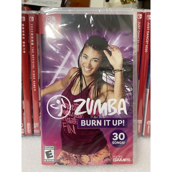 「可刷卡/全新未拆/中文版」Switch 任天堂NS森巴有氧/熱情尊巴/燃脂熱舞 Zumba： Burn it up. | 蝦皮購物