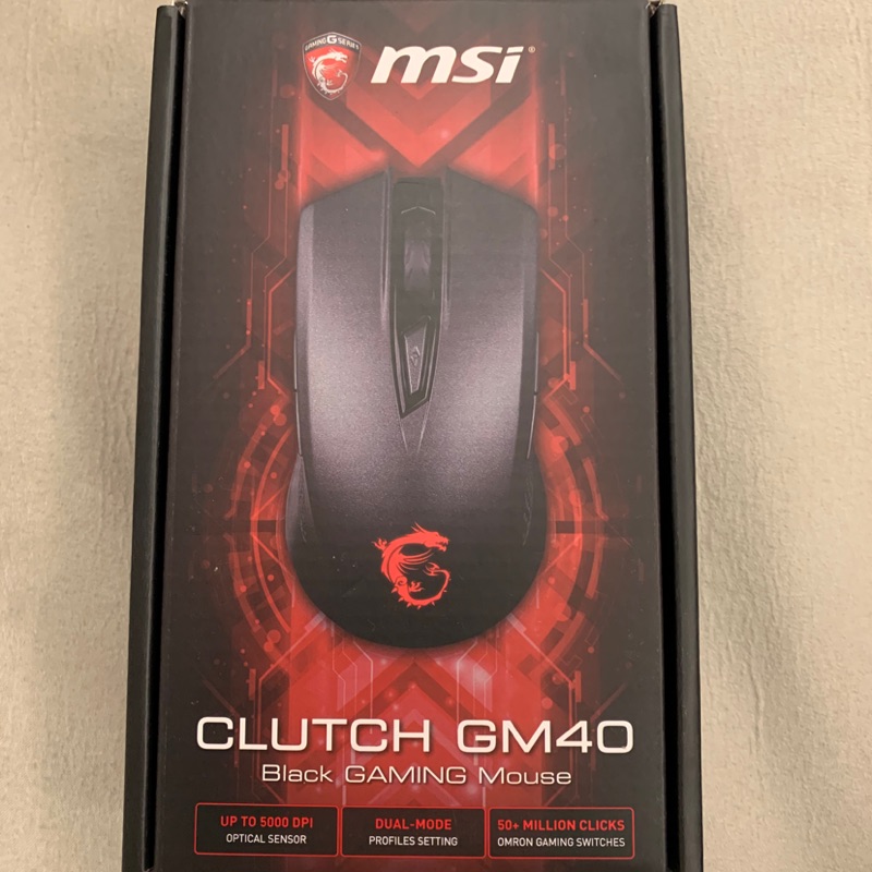MSI GM40 電競滑鼠 全新未使用 | 蝦皮購物