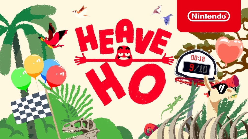 【邦妮電玩】現貨 Switch《Heave Ho 嘿喲走你》中文版 數位下載版 數位版 多人合作 動作解謎 闖關冒險 | 蝦皮購物