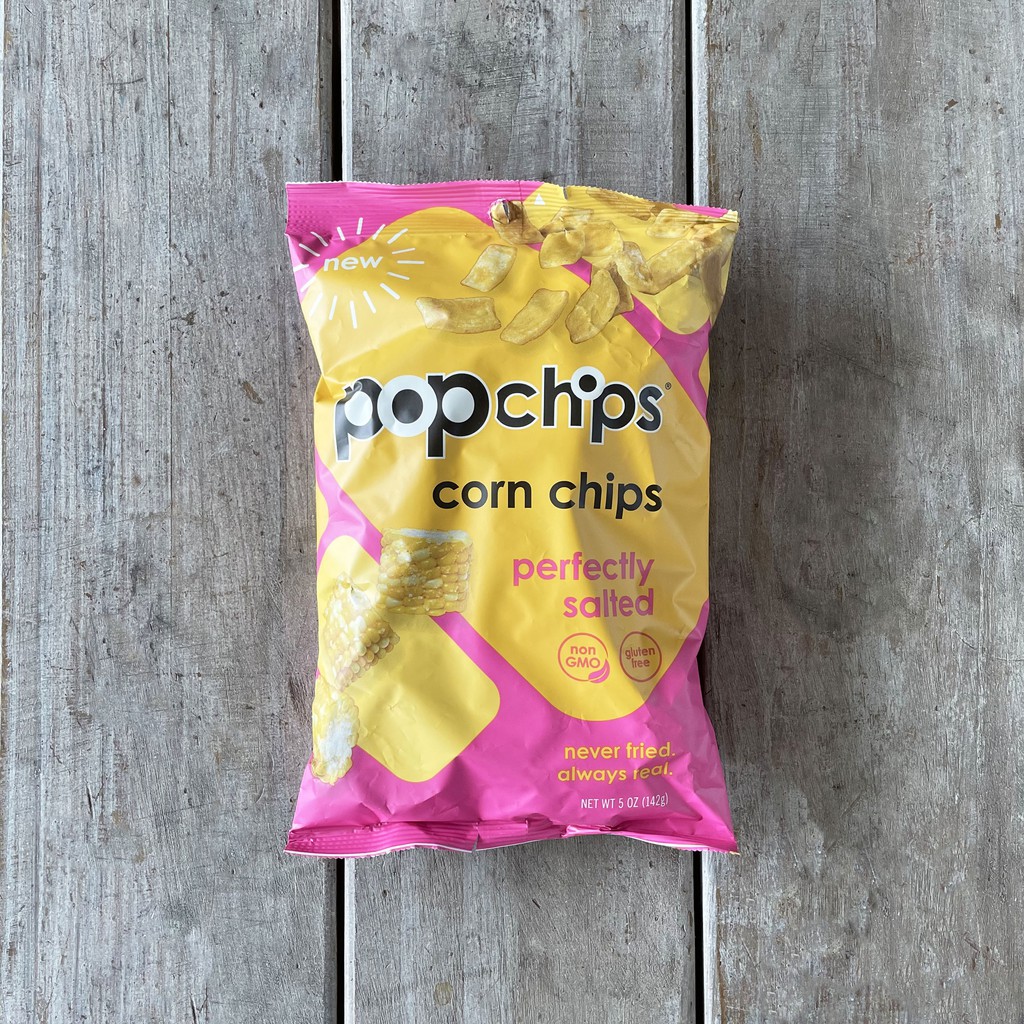 ///現貨/// Popchips Corn Chips 非油炸 玉米脆片 Perfectly Salted | 蝦皮購物