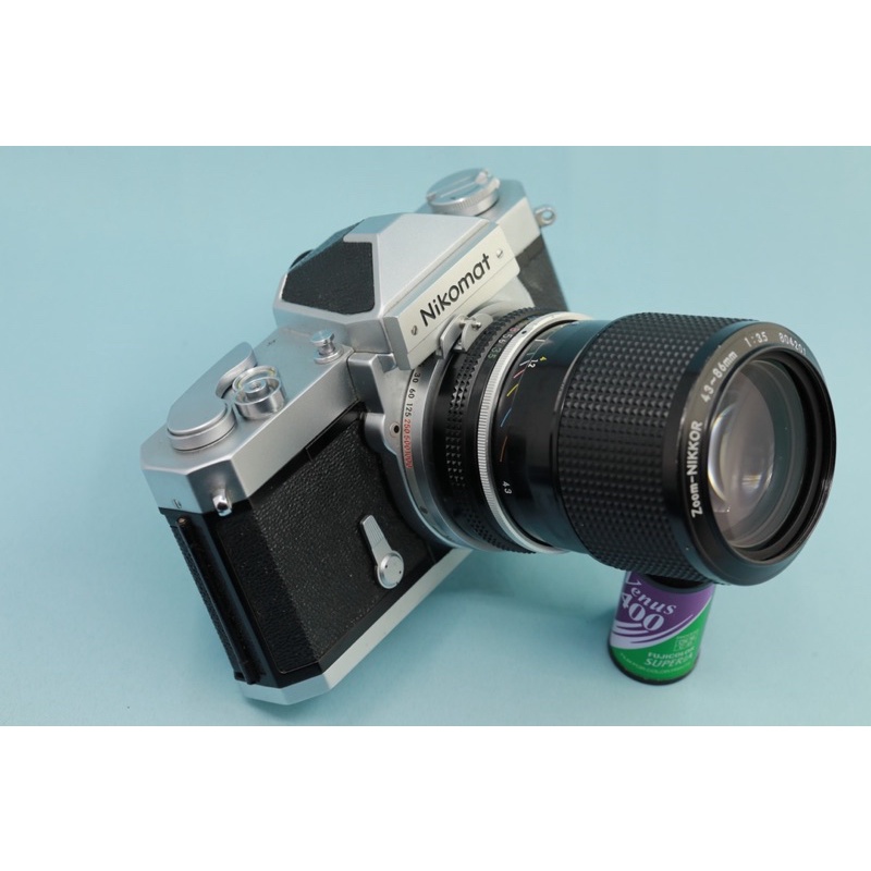 Nikon Ftn 43 86 F3 5 機械相機 底片相機 底片單眼 恆定光圈 大光圈 Fm2 Canon可參考 蝦皮購物