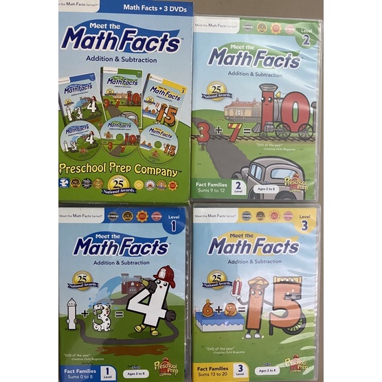 Meet the Math Facts Addition&Subtraction Flashcards 3 Pack | 蝦皮購物