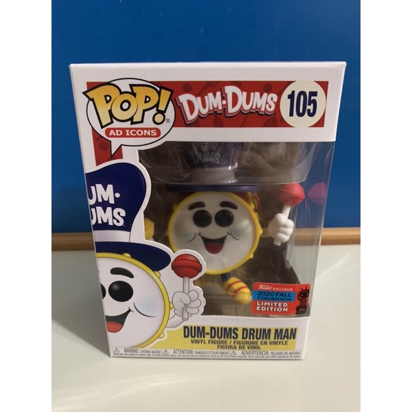 【芳鄰自有收藏品】*現貨* Funko 105 棒棒糖 鼓手 DUM-DUMS DRUM MAN | 蝦皮購物