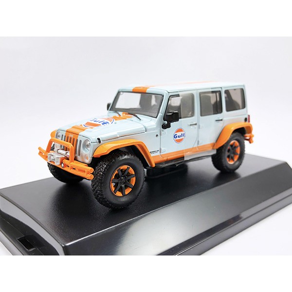 【秉田屋】現貨 Greenlight Jeep 吉普 吉普車 Wrangler Gulf Oil 海灣石油 1/43 | 蝦皮購物