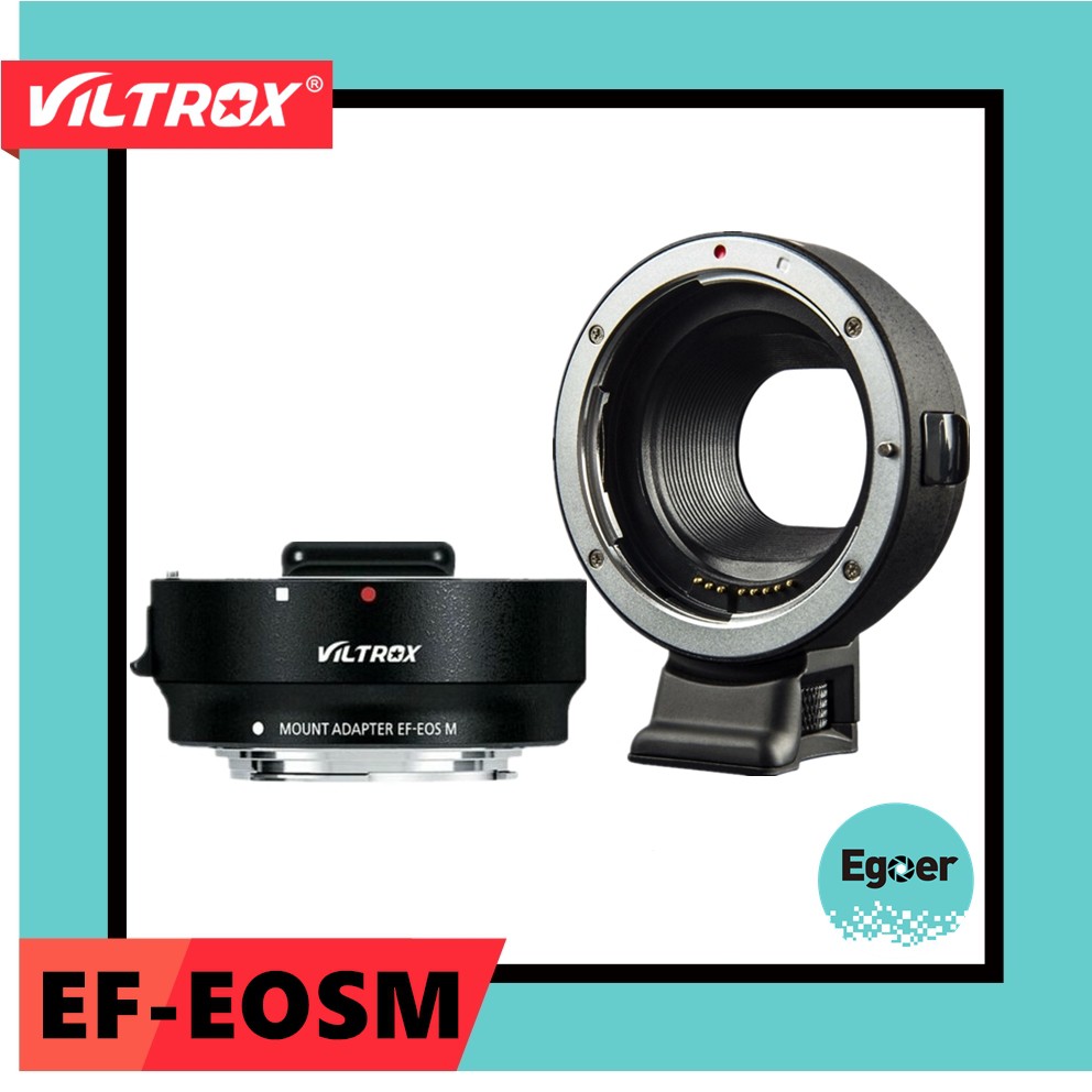 【免運】唯卓仕Viltrox EF-EOSM自動對焦轉接環 佳能EF/EF-S卡口鏡頭轉佳能M口微單相機 | 蝦皮購物