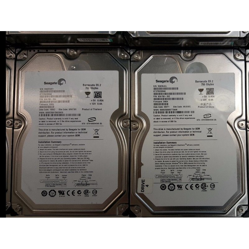 無壞軌 SATA II 750G 3.5吋電腦硬碟一顆750、不挑廠牌，不挑型號一律採隨機出貨能接受再買 | 蝦皮購物
