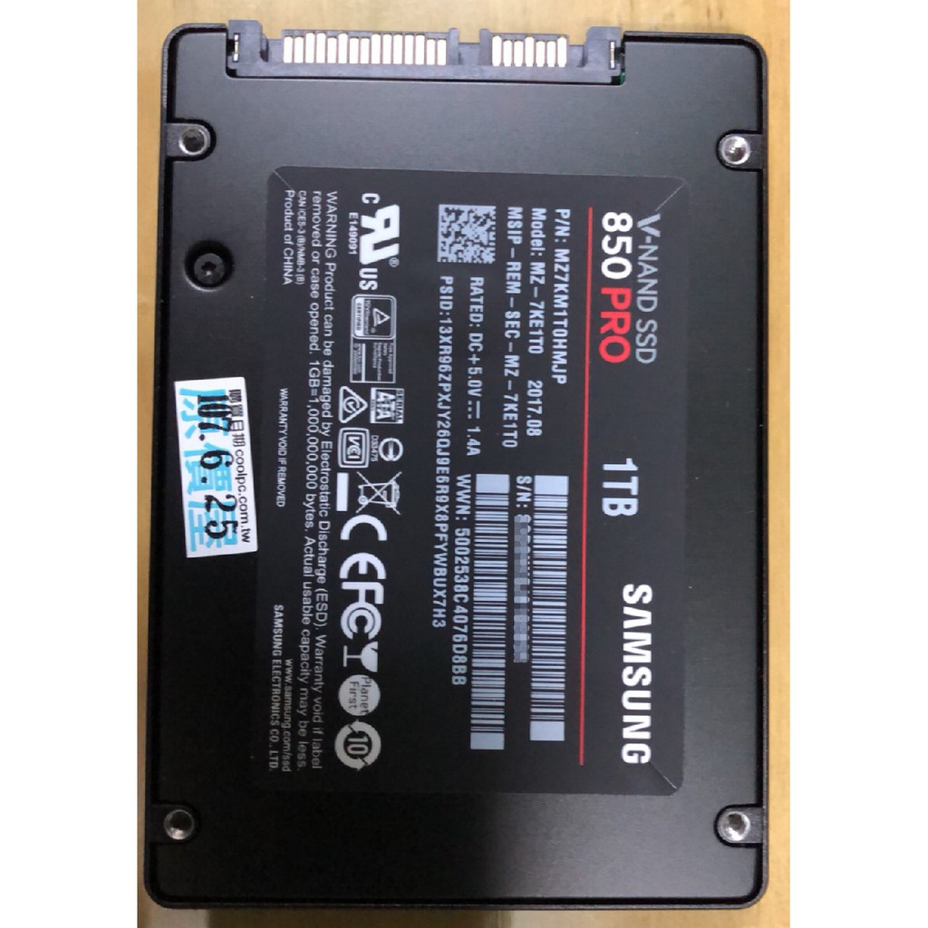 Samsung 850 pro 1Tb ssd | 蝦皮購物