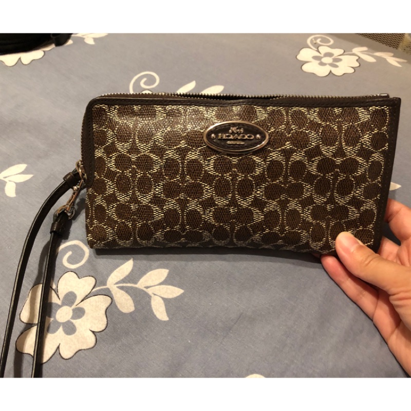 Coach PVC Logo長夾 | 蝦皮購物