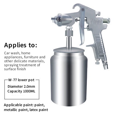 【ZHUITU】專業噴漆槍 F75 W71 W77 氣動噴槍 1.5mm 2.0mm 2.5mm 噴嘴汽車噴漆工具 | 蝦皮購物