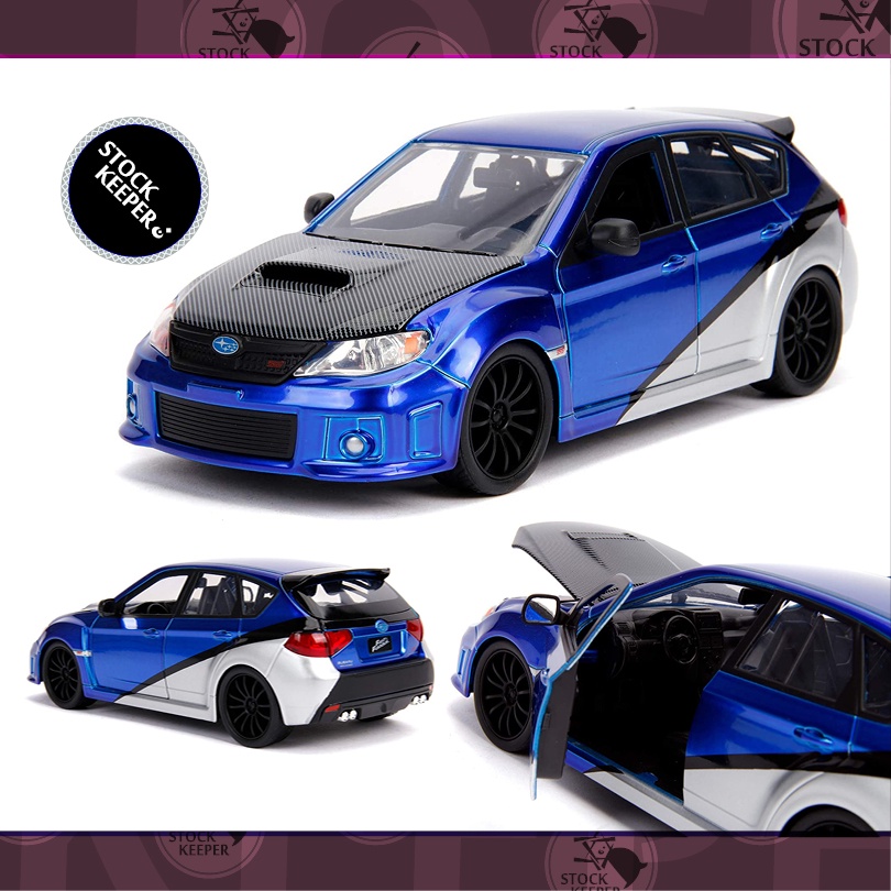 倉庫掌門人 玩命關頭 Brian's Subaru Impreza WRX STI Jada合金電影車模 1:24 | 蝦皮購物