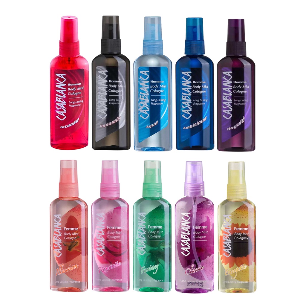 CASABLANCA Body Mist Cologne 卡薩布蘭卡 古龍水 100ml | 蝦皮購物