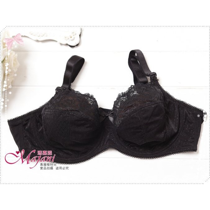 [瑪嘉妮Majani]日系中大尺碼-原單帶回 歐美專櫃內衣 44-50 DEFGHIJ 罩杯 黑色 ju-271 | 蝦皮購物