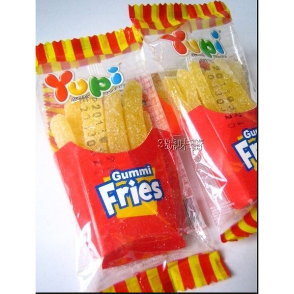 Yupi呦皮 薯條QQ軟糖 薯條軟糖 $229/1包600g 懷舊零食 原廠包裝 現貨 | 蝦皮購物