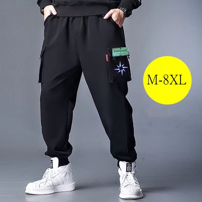 M-10XL 20款可選 加大碼休閒長褲 夏季薄款直筒褲 多口袋休閒長褲 束腳褲 垂感闊腿褲 冰絲運動褲 拖地褲 闊腿褲 | 蝦皮購物