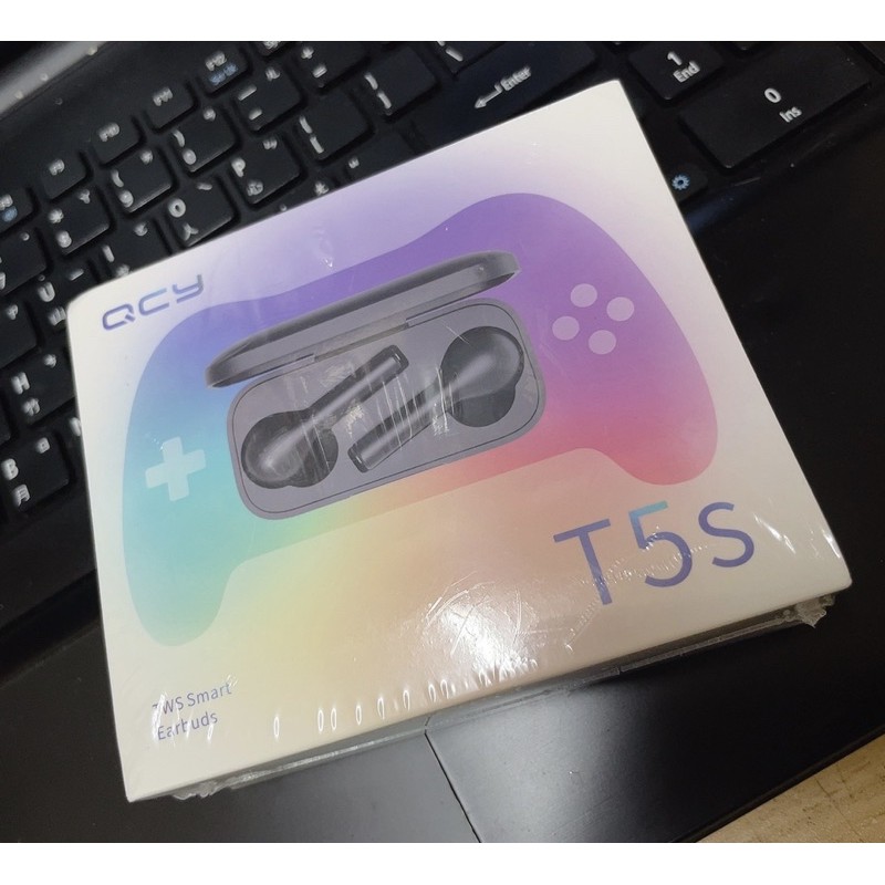 QCY T5S 藍牙耳機 黑色 全新 | 蝦皮購物
