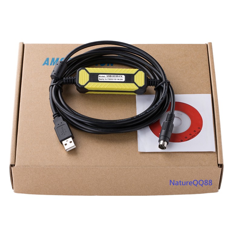 三菱 士林 PLC 傳輸線 下載線 USB-SC09-FX 支援 XP / WIN7 / 8 / 10 | 蝦皮購物