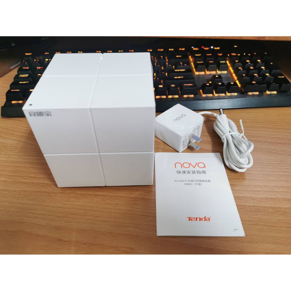 Tenda nova MW6 單顆組 Mesh gigabit 無線網狀路由器 WiFi魔方 高功率路由器 只有1顆 | 蝦皮購物