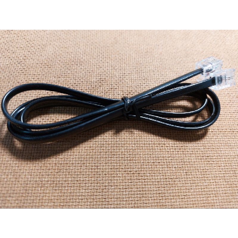 2C P+P電話後端線 一米長 黑色 | 蝦皮購物