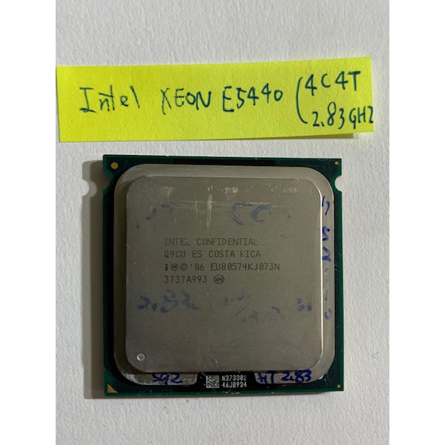 Intel® Xeon® 處理器 E5440 (已貼片LGA775可用-需自行更新您BIOS支援) | 蝦皮購物