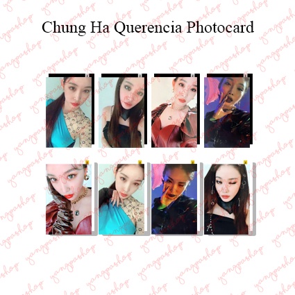 CHUNG AH QUERENCIA 照片卡非官方粉絲製作 CHUNGAH CHUNGA CHUNG HA CHUN | 蝦皮購物
