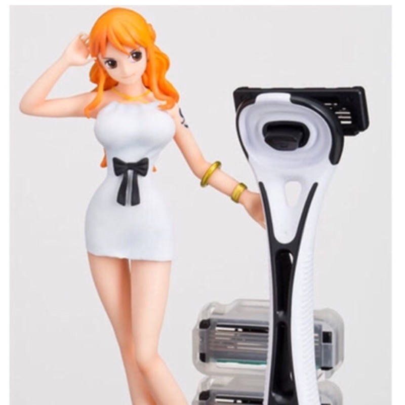 【貝印 Xfit x ONE PIECE】海賊王聯名刮鬍刀組-娜美(豪華版) | 蝦皮購物