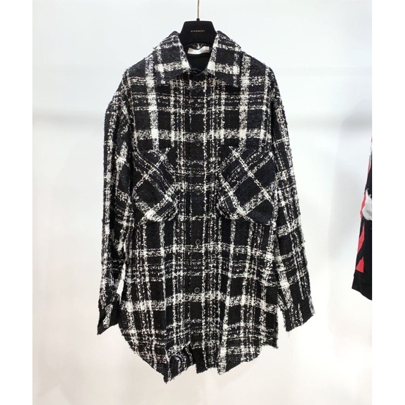 【TONES.】 Faith Connexion 小香風編紋襯衫 | 蝦皮購物