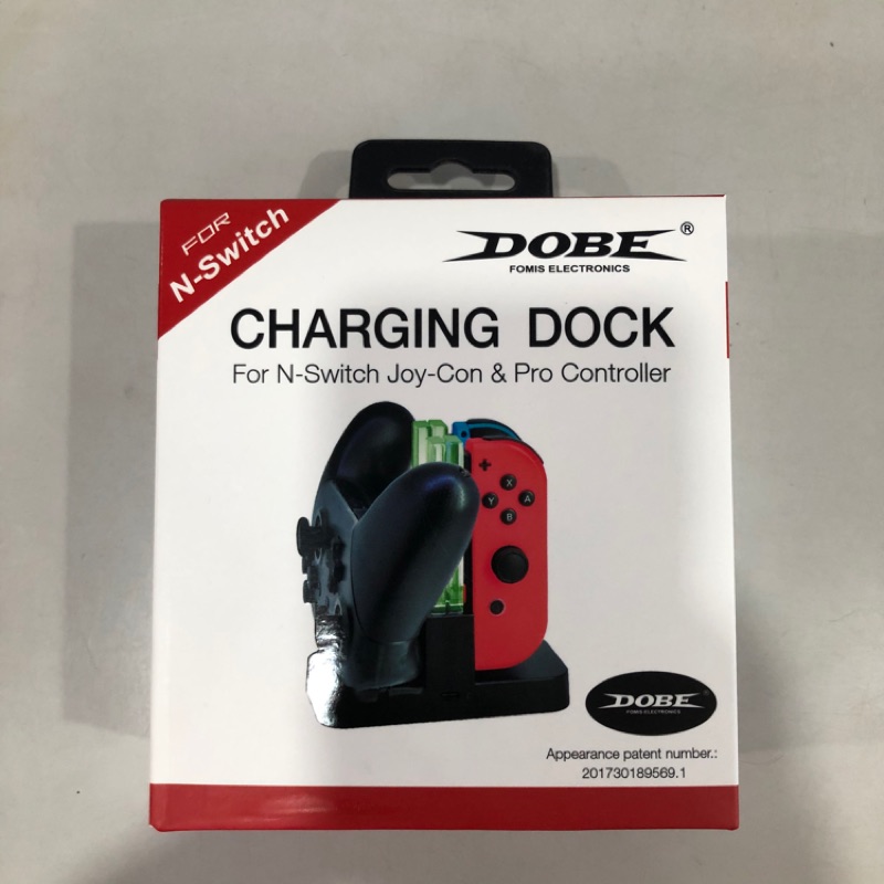 現貨【電玩企劃館】周邊 NS Switch DOBE Joy-Con & Pro 控制器 搖桿 手把 充電座 四充 充電 | 蝦皮購物