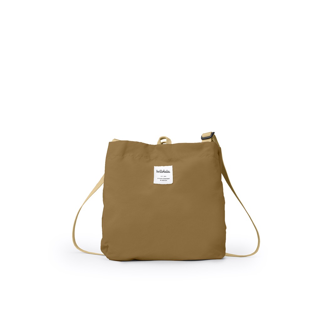 Hellolulu EILISH小型側背包 焦糖咖/鮭紅 | 蝦皮購物