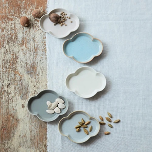 日本製 美濃燒【Han-nari】雲型小盤五色組 禮盒裝 | 蝦皮購物