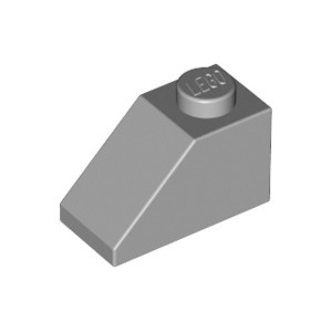 [樂磚庫] LEGO 3040 斜形 基本型 淺灰色 1x2(45°) 4211614 | 蝦皮購物