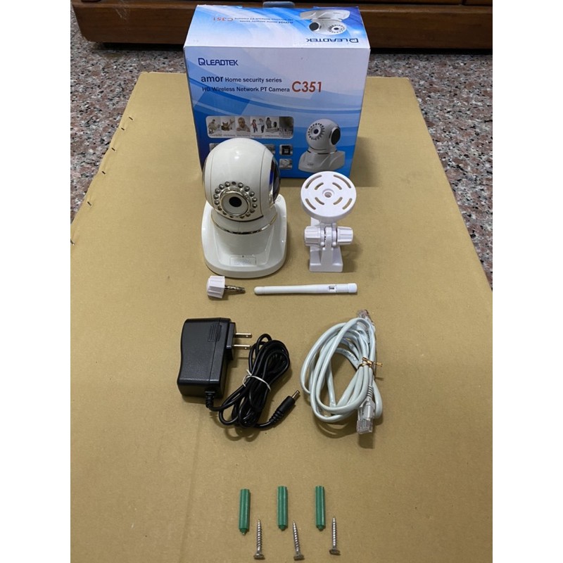 麗台 LEADTEK C351 居家防護系列 可以旋轉 IP CAMER 監看 | 蝦皮購物