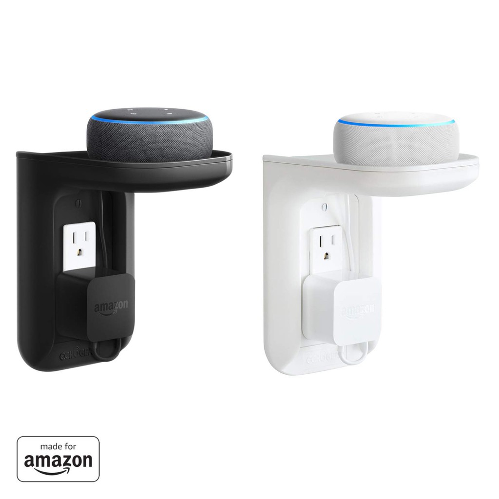 ECHOGEAR EGOS1 插座式壁掛架 Outlet Shelf 適用 Amazon Echo Dot (3rd G | 蝦皮購物