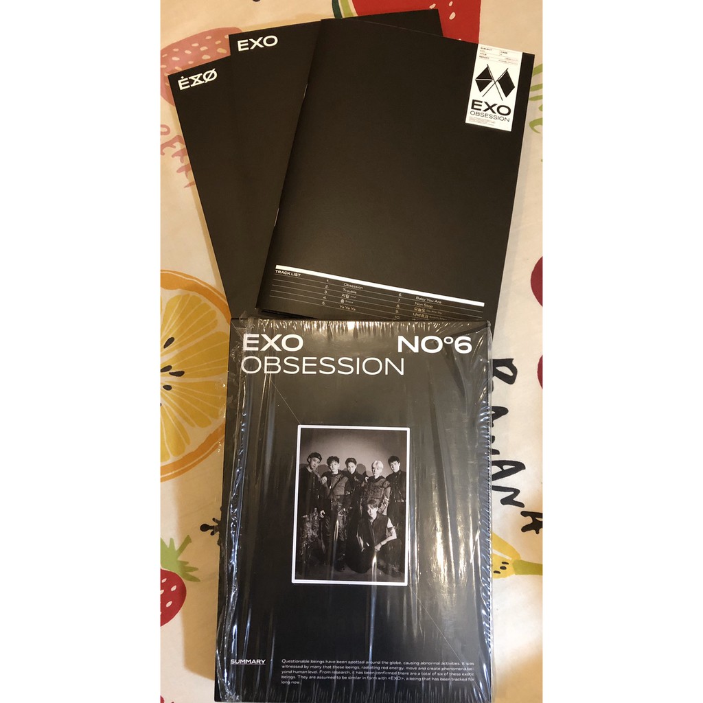 EXO 六輯 -OBSESSION版 空專(附團體明信片一張、KAI摺疊海報一張) | 蝦皮購物