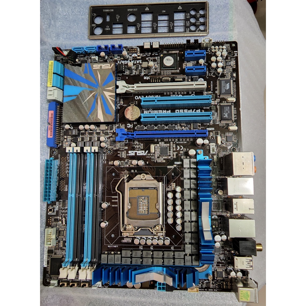 ASUS P7P55D PREMIUM LGA1156 INTEL P5532 SLI 光纖 同軸 雙網路 | 蝦皮購物