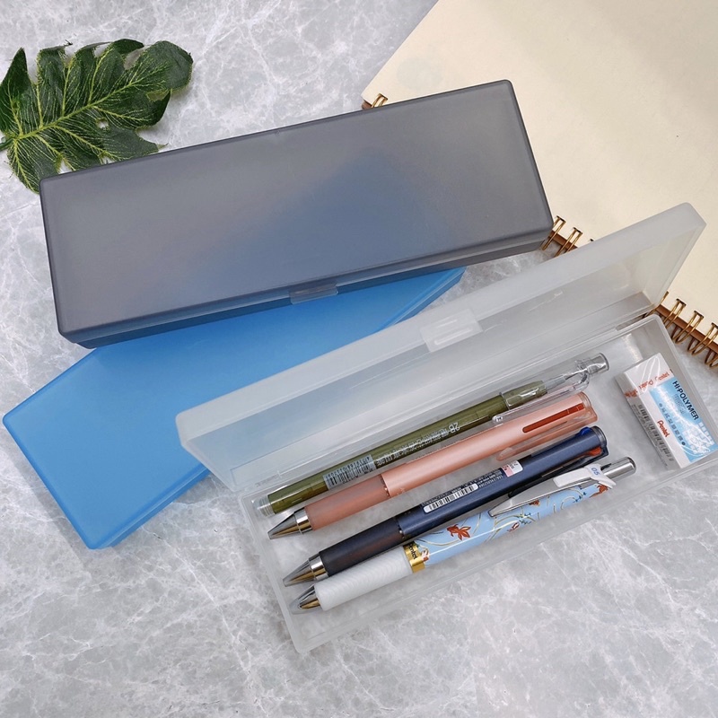 【珠友】多功能鉛筆盒(中)文具盒/收納盒/萬用盒/簡約/磨砂 | 蝦皮購物