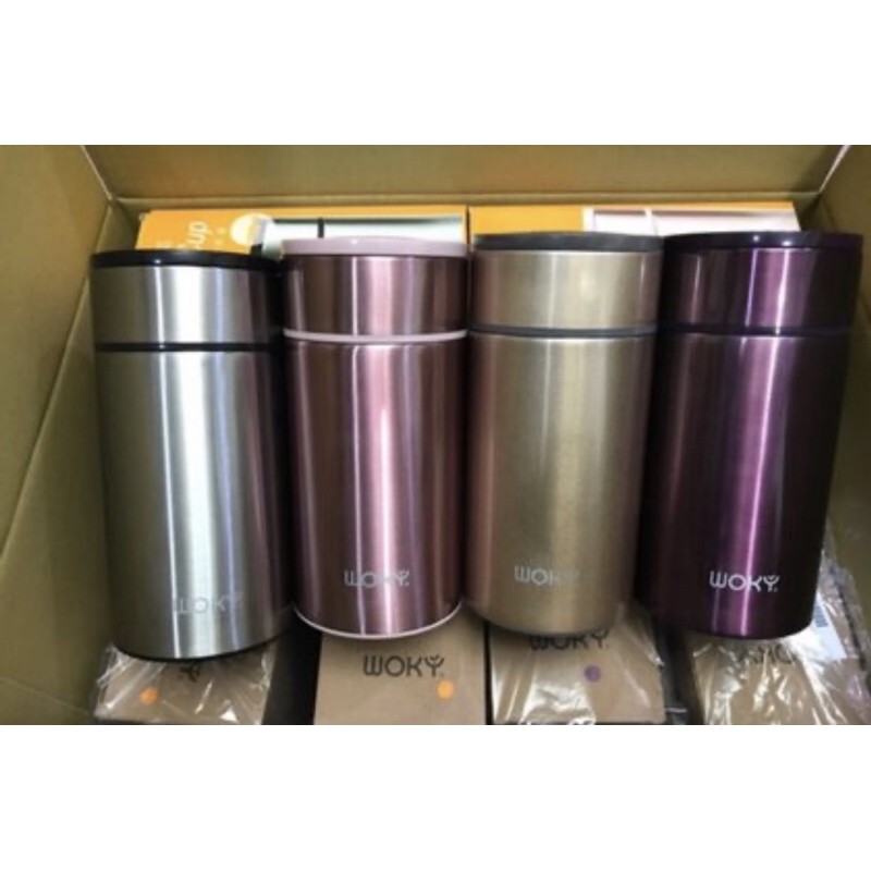 【WOKY沃廚】頂級316不鏽鋼雙層真空悶燒食物罐1000ml-附304摺疊匙 | 蝦皮購物