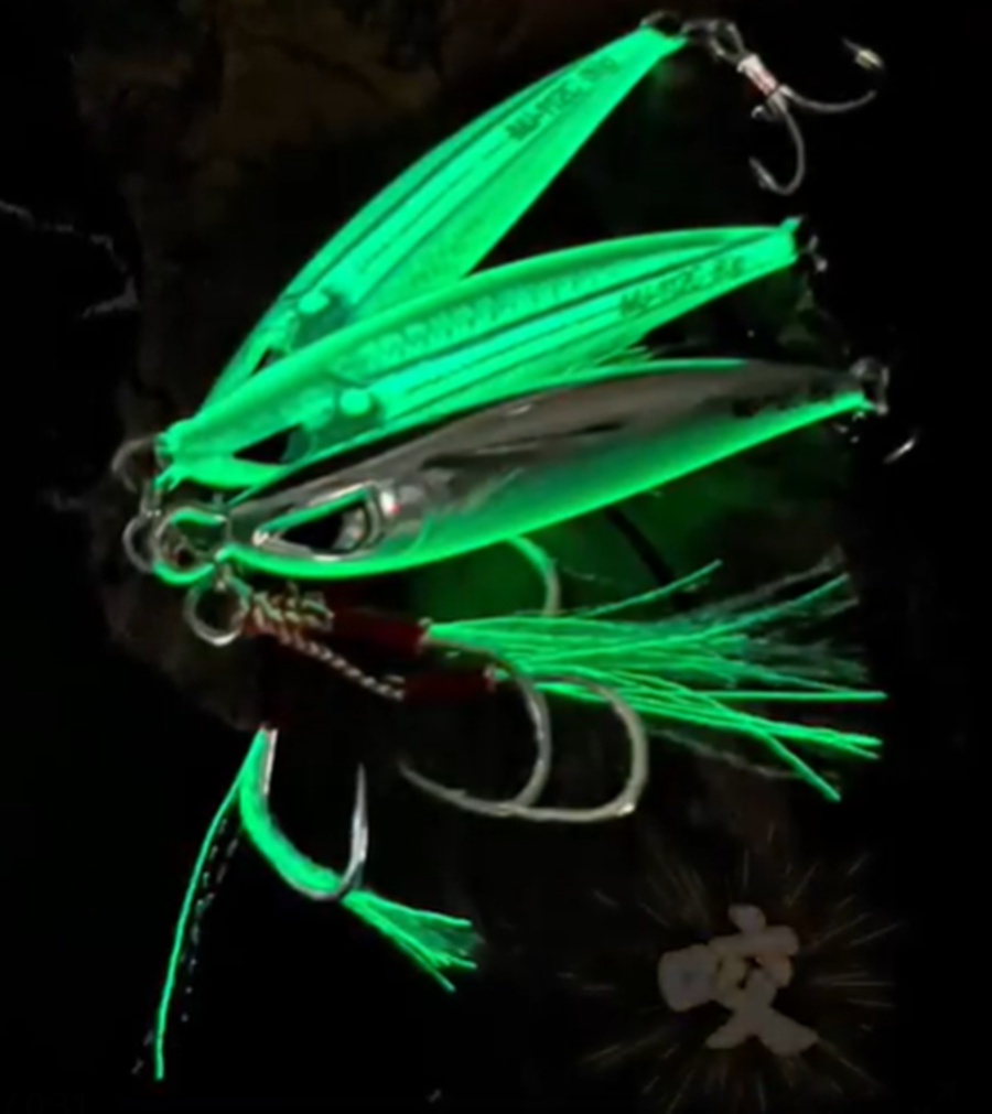 HARIMITSU MJ-112C 丁香魚 夜光鐵板 60G/80G 路亞 假餌 鐵板 | 蝦皮購物