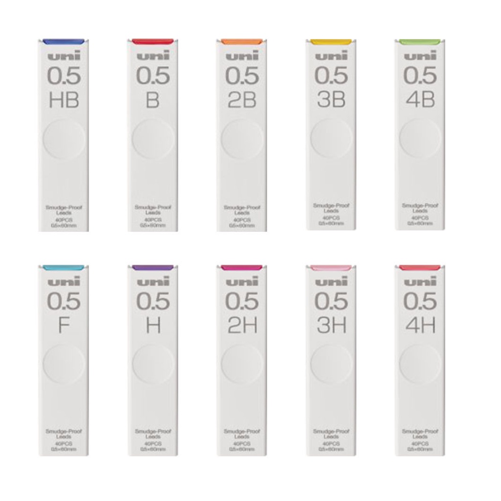 UNI 三菱 UL-S-0.5-40 抗汙自動鉛筆芯 筆芯0.5mm 新包裝 | 蝦皮購物