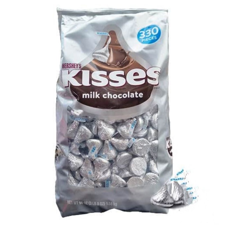 Hershey's Kisses chocolate 牛奶巧克力/1包/1.58kg | 蝦皮購物