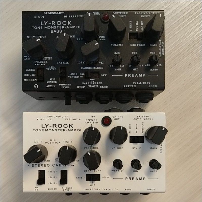 北京三哥手工 ly-rock tone monster-amp.di，黑色是貝斯（也可以吉他啦） | 蝦皮購物