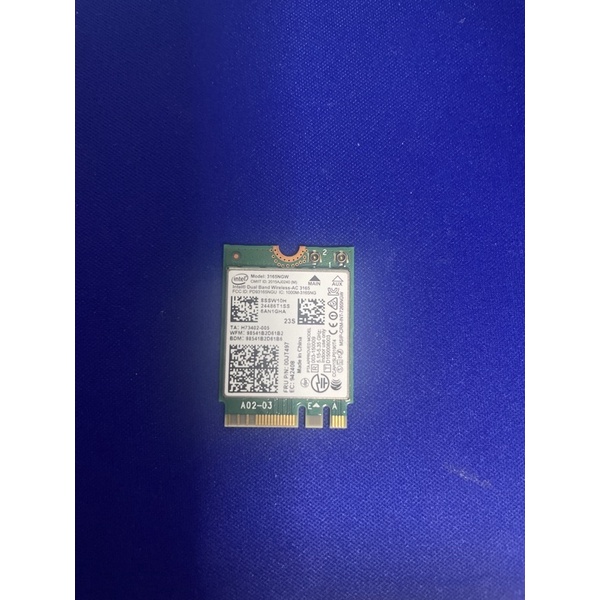 Intel® 雙頻 Wireless-AC 3165 3165NGW 筆電 無線網卡 | 蝦皮購物