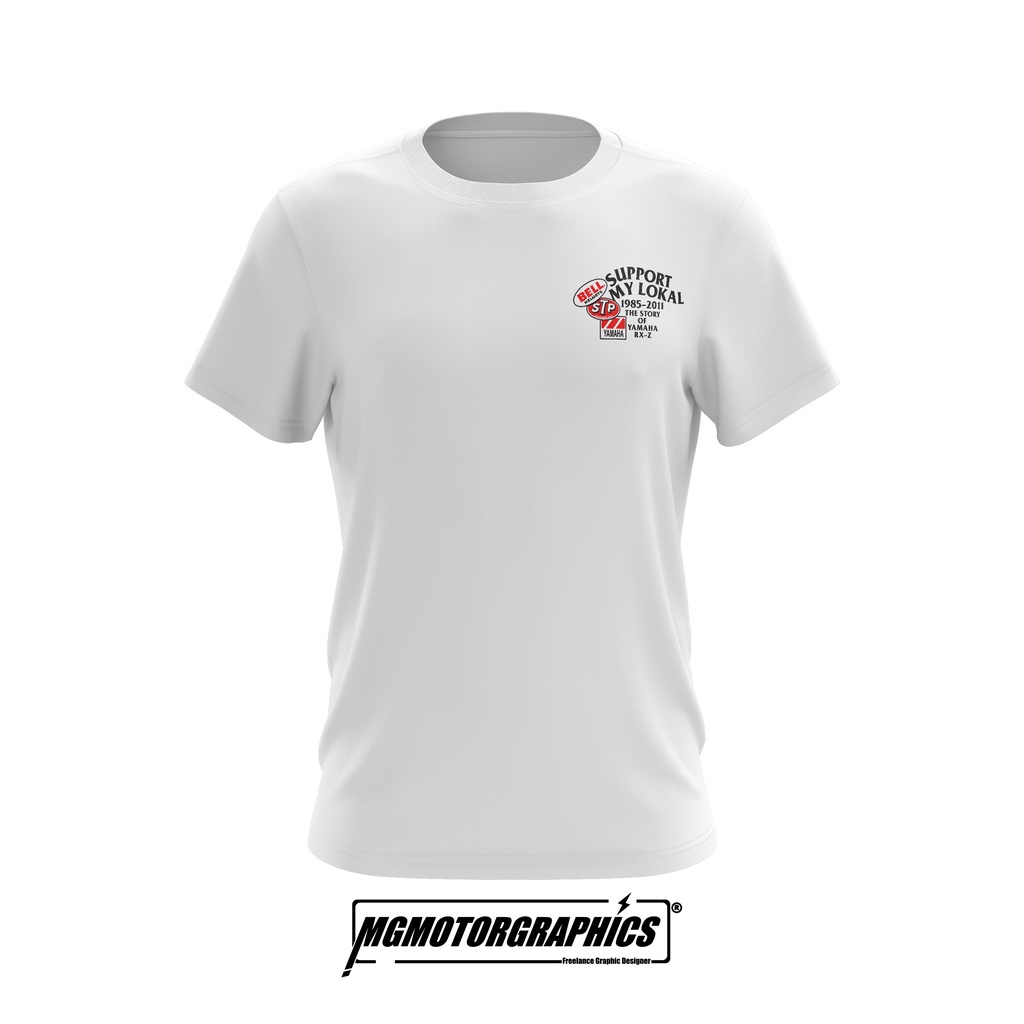 白色 BAJU RXZ 槍之子 (STP),200GSM 高級 100%[現貨] | 蝦皮購物