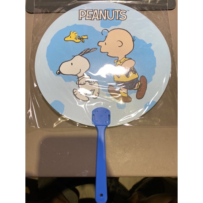 現貨 史努比 PEANUTS pp造型扇 造型扇 扇子 SNOOPY 70週年 圓形 | 蝦皮購物