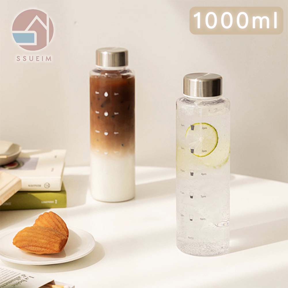 【韓國SSUEIM】Tritan極簡ins透明水瓶1L《好拾物》 | 蝦皮購物