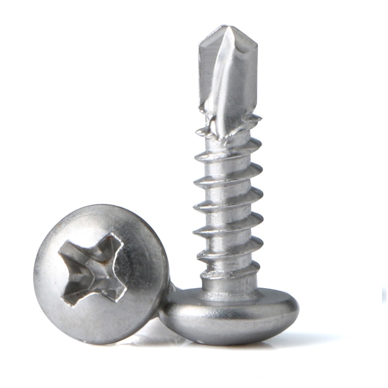 （M3.5-M6.3）410不鏽鋼圓頭鑽尾自攻螺絲 十字盤頭自鑽螺釘燕尾釘M3.5M3.9M4.2M4.8M5.5 | 蝦皮購物