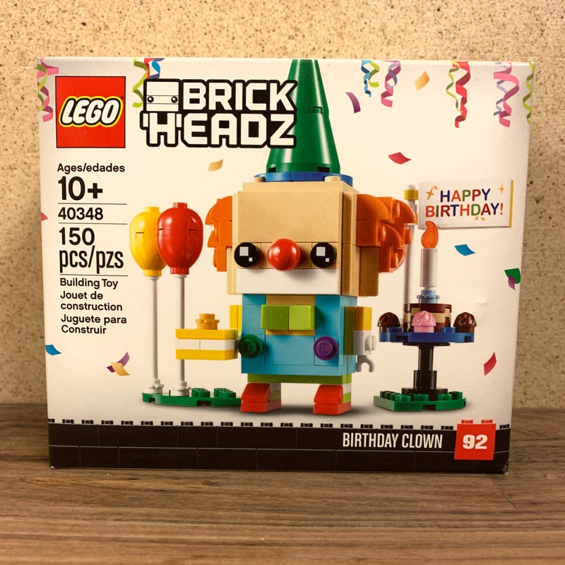 LEGO 40348 BrickHeadz Birthday Clown | 蝦皮購物